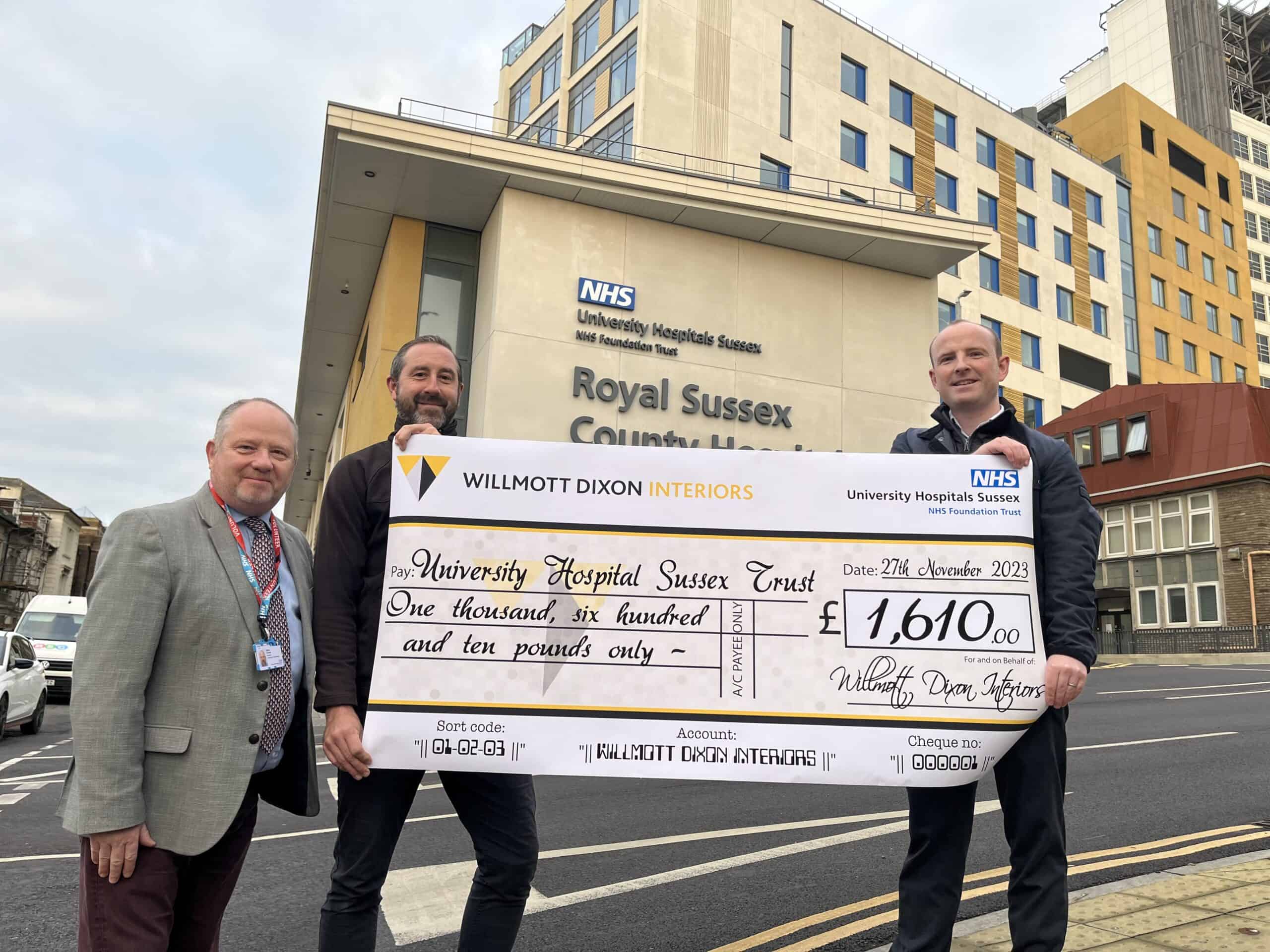 Willmott Dixon Interiors raises over £1,600 for UHSussex Hospitals ... Willmott Dixon Interiors raises over £1,600 for UHSussex Hospitals ...
